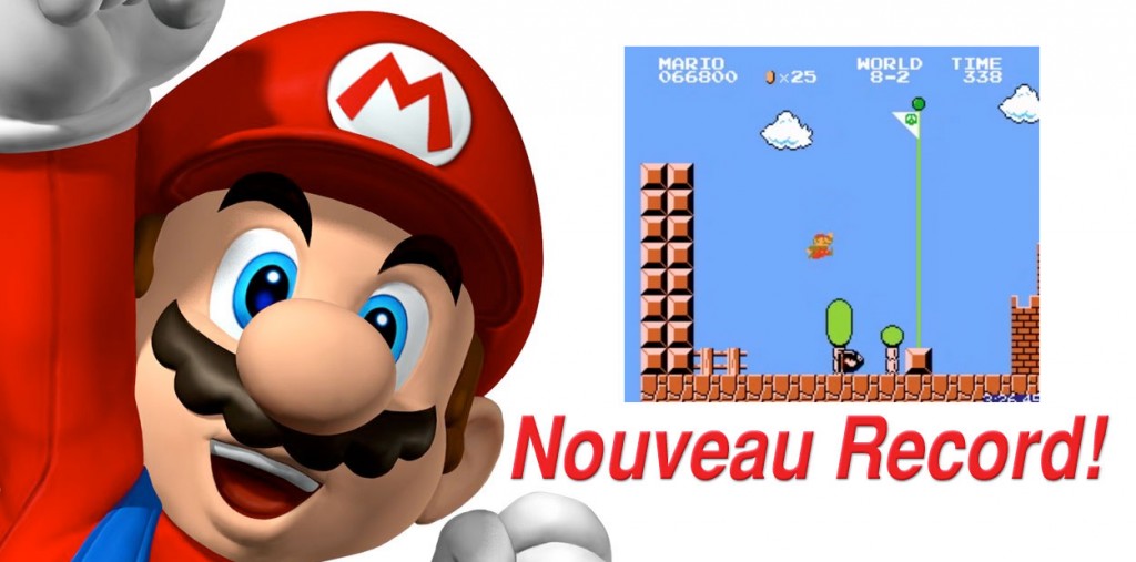 Nouveau record de temps pour Super Mario Bros.!