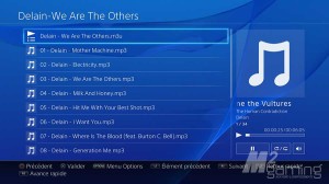 Utilisation du lecteur de musique USB de la PS4