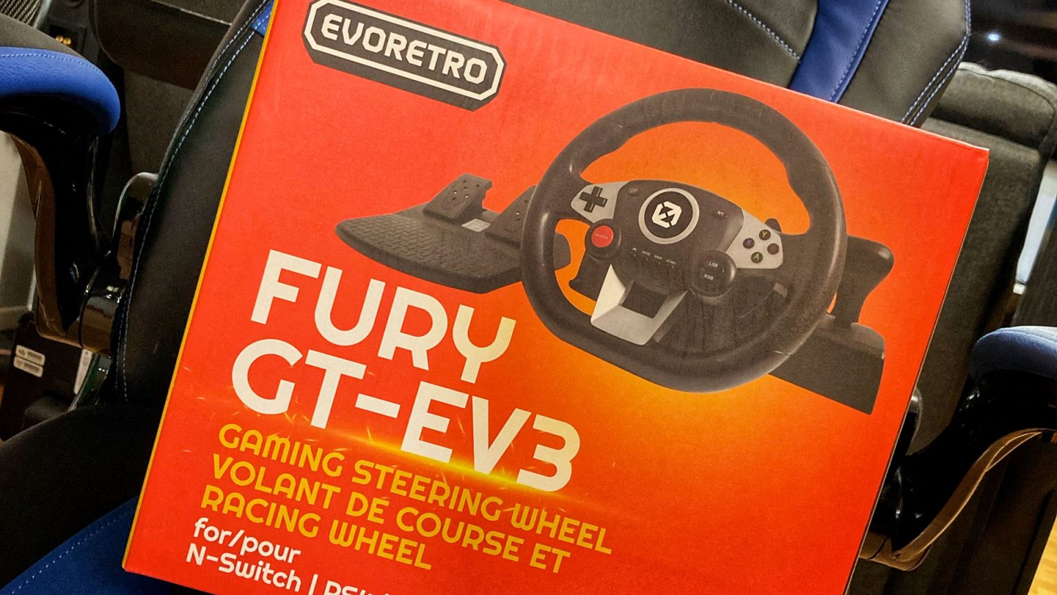 Test du volant Fury GT EV3 de EvoRetro - M2 Gaming